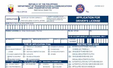 Download Forms | LTO Exam Reviewer